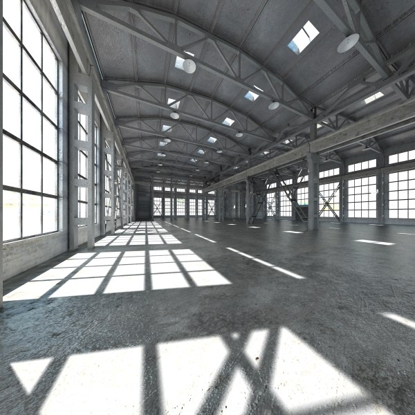 Factory interior 3D model - TurboSquid 1259790