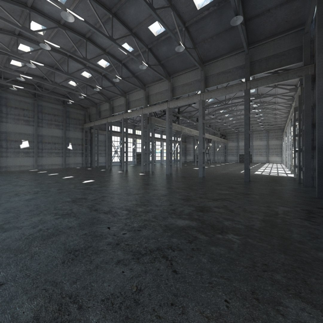 3d Model Factory Interior