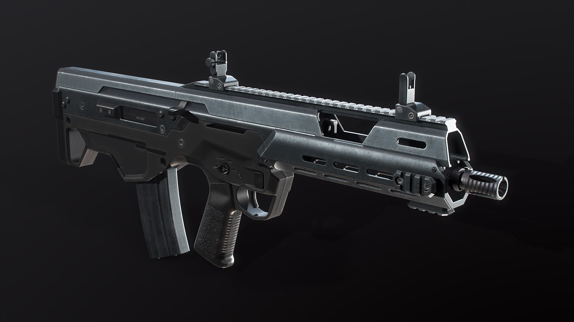 Msbs 556b Assault Rifle 3D Model - TurboSquid 1319021