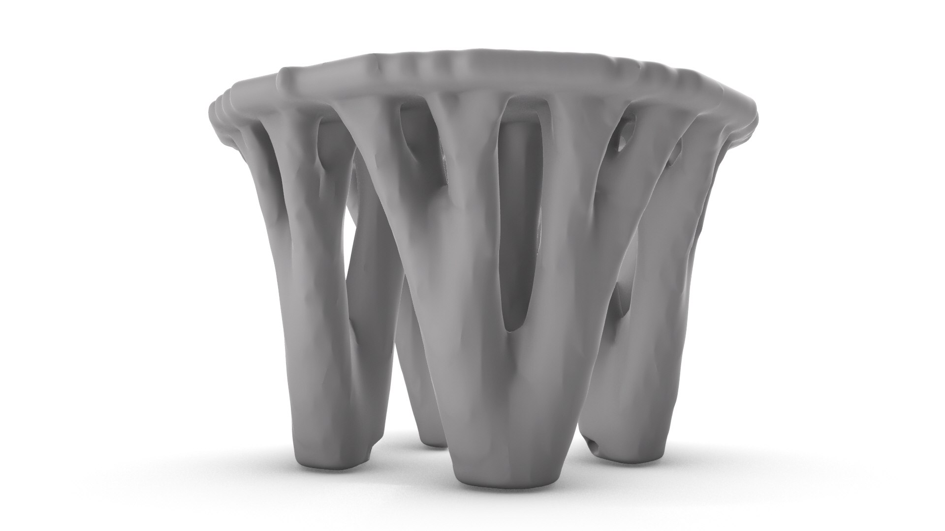 3D Organic Topological Tables Set Model - TurboSquid 2351616