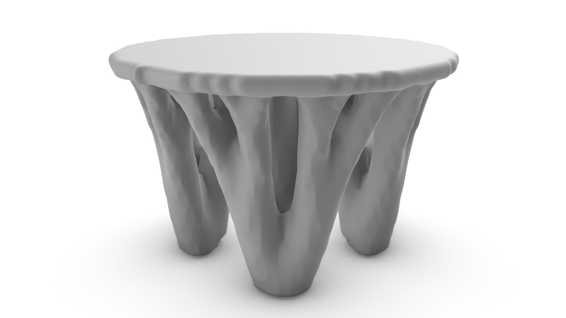 3D Organic Topological Tables Set Model - TurboSquid 2351616