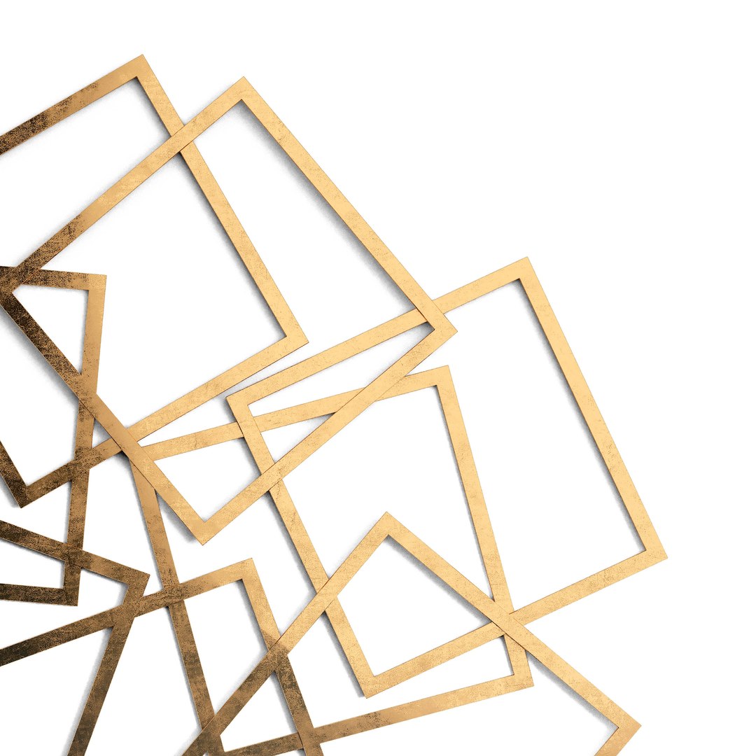 Cosmopolitan - Large Abstract Layered Square 3D model - TurboSquid 1968948