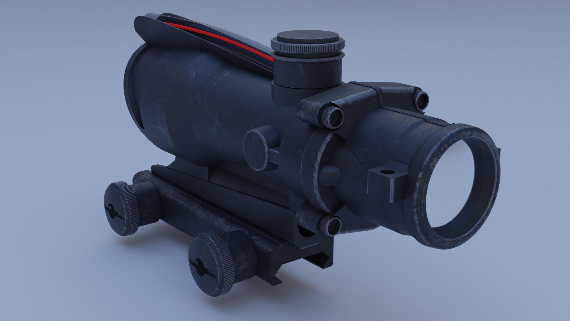 ACOG Rifle Scope 3D Model - TurboSquid 1970229