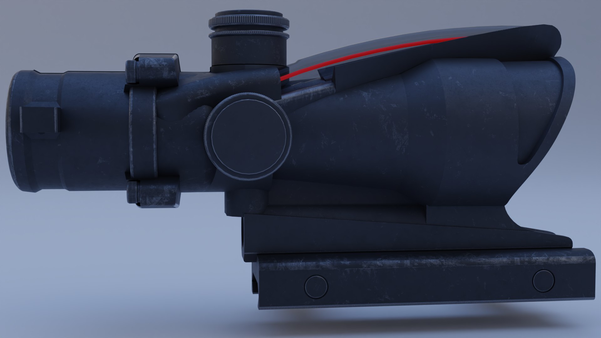 ACOG Rifle Scope 3D Model - TurboSquid 1970229