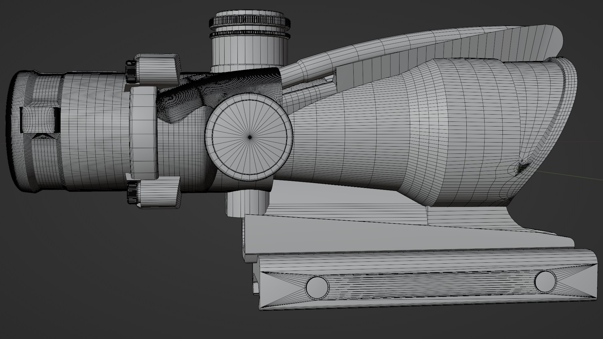 ACOG Rifle Scope 3D Model - TurboSquid 1970229