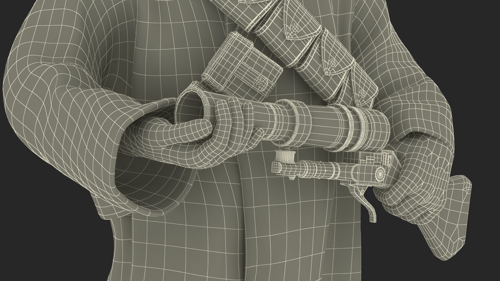 3D Star Wars Jawa In Standing Pose With Blaster Model - TurboSquid 2406481