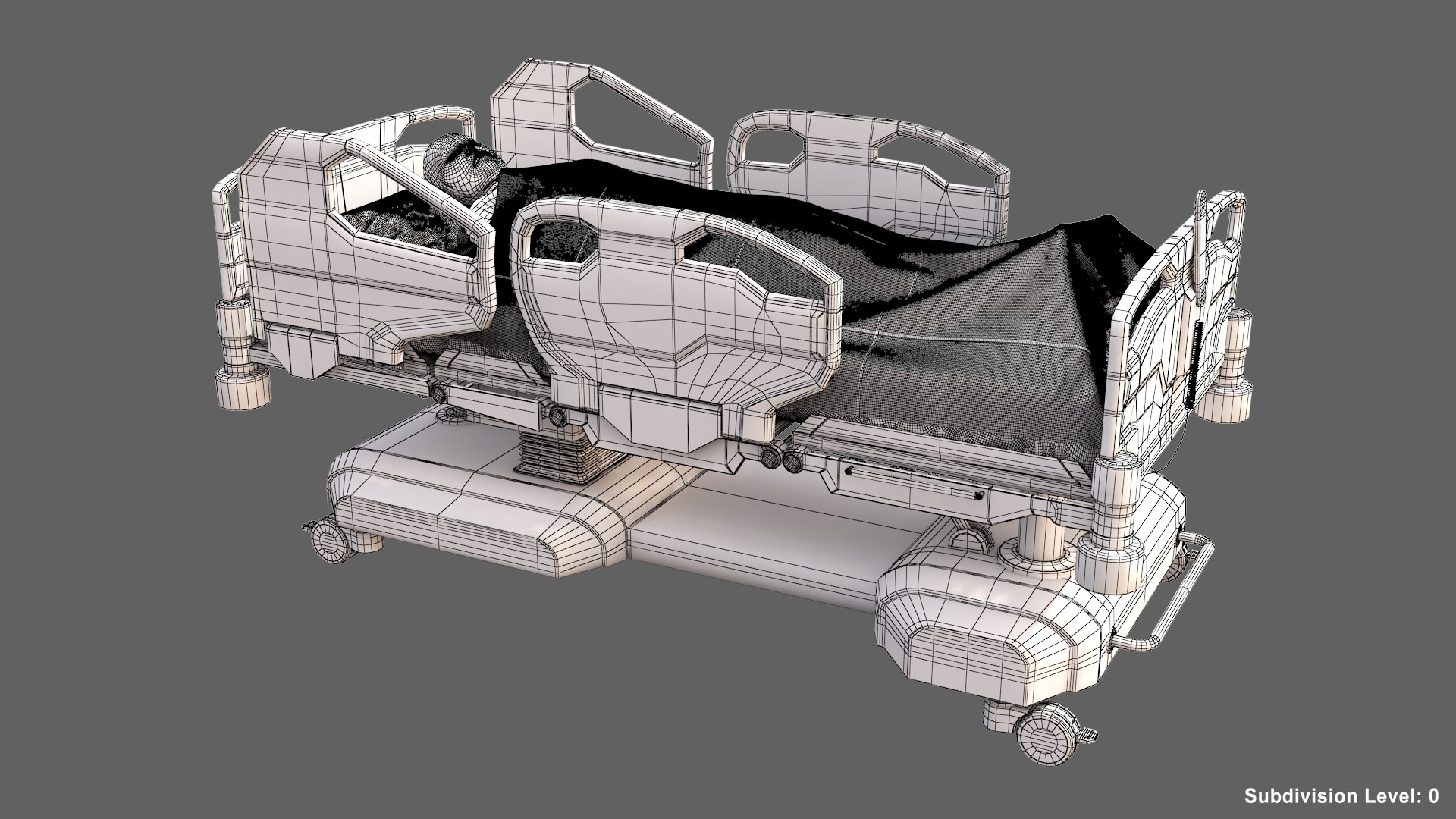 3D Hospital Patient model - TurboSquid 2104786