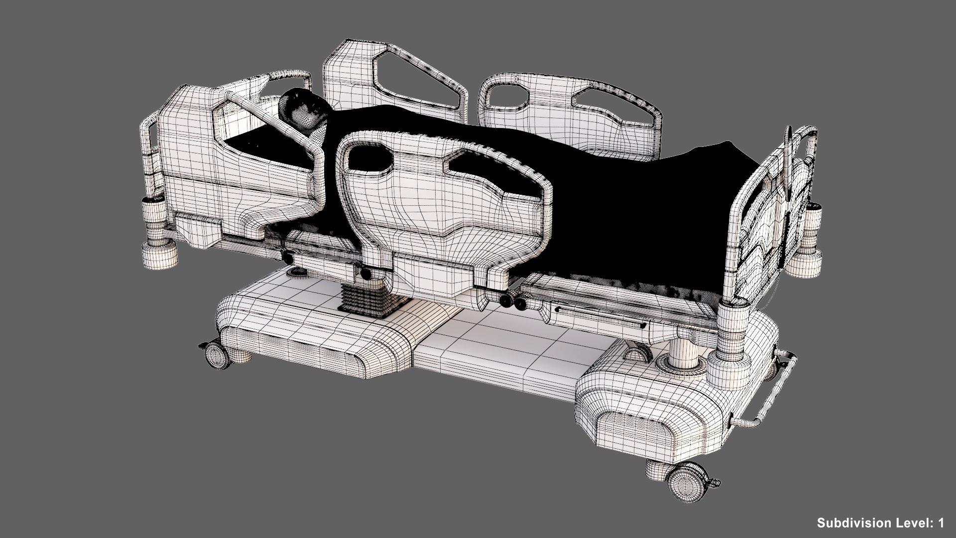 3D Hospital Patient model - TurboSquid 2104786