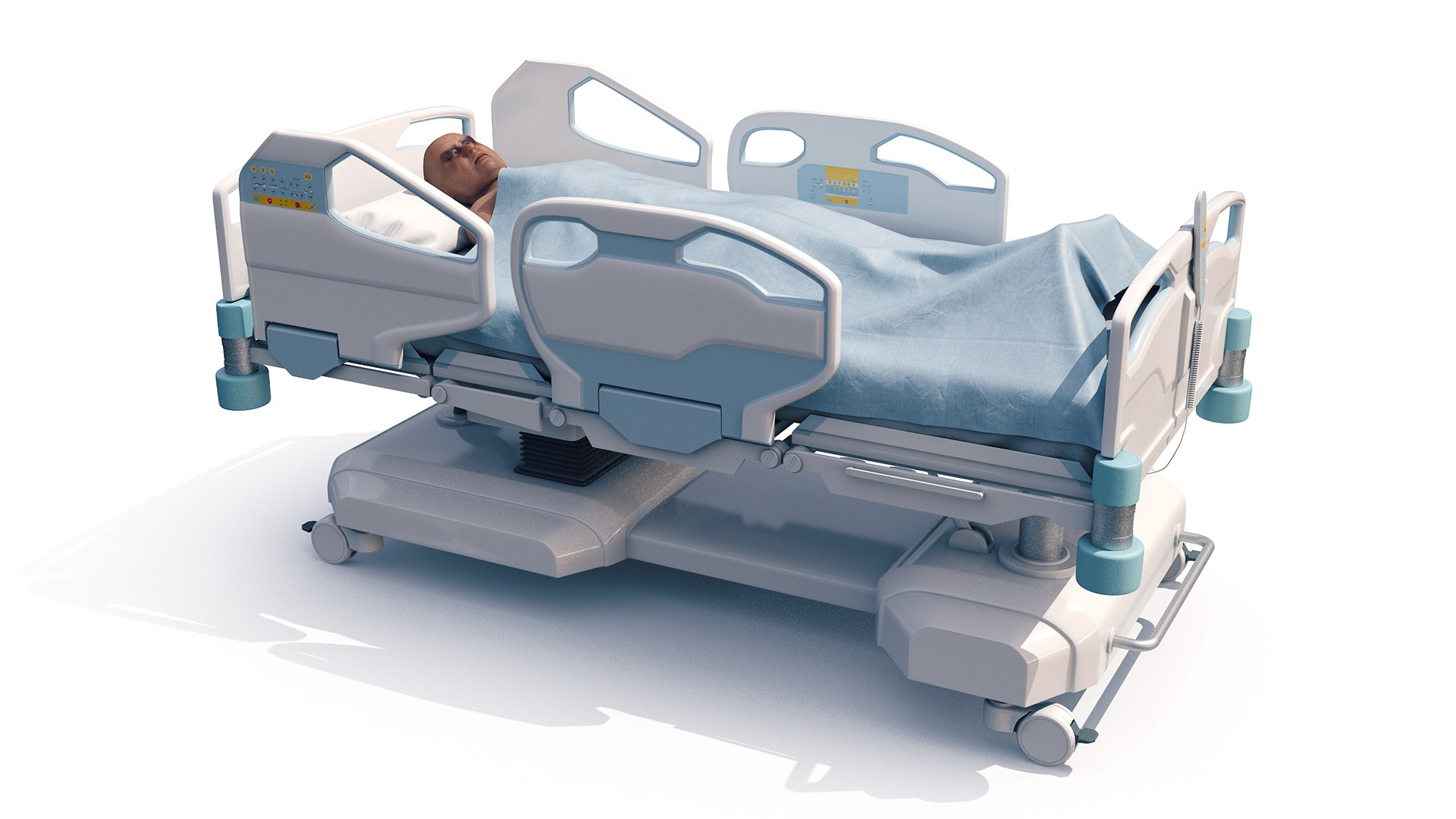 3D Hospital Patient model - TurboSquid 2104786