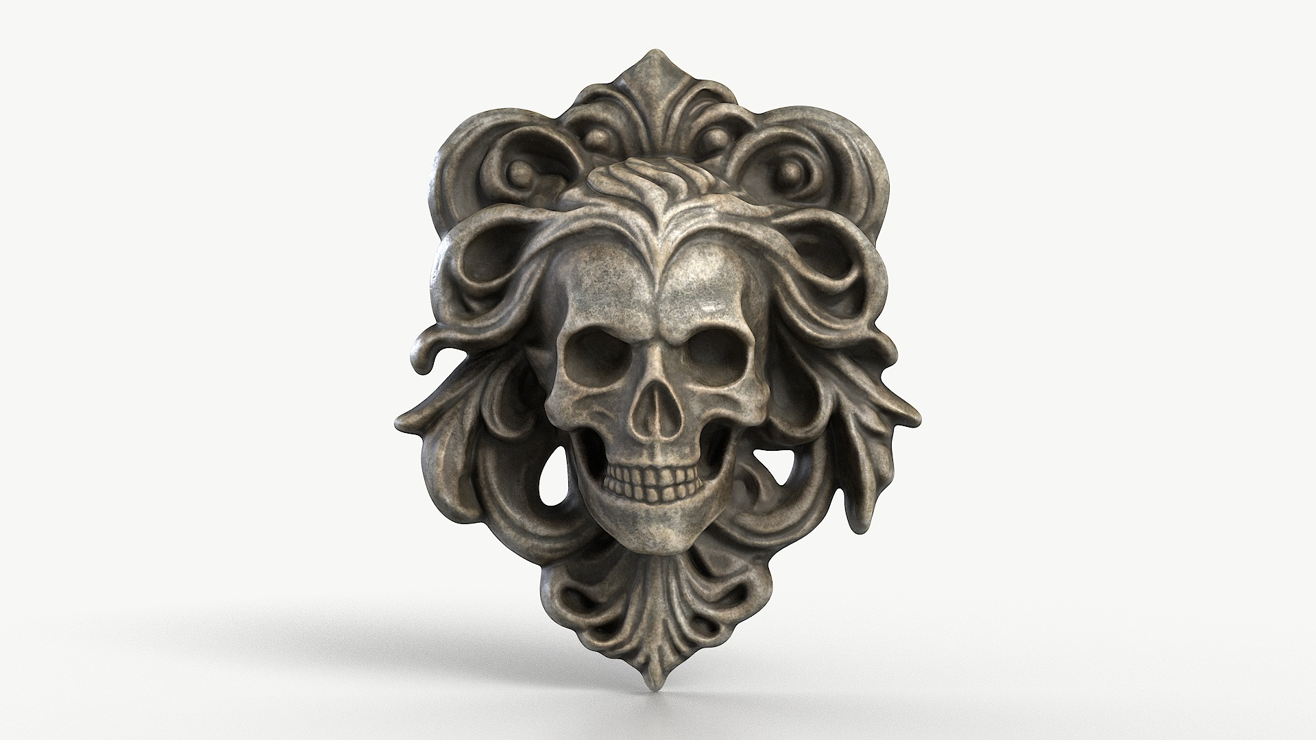 Skull 21 Textured 3D Model - TurboSquid 2308549