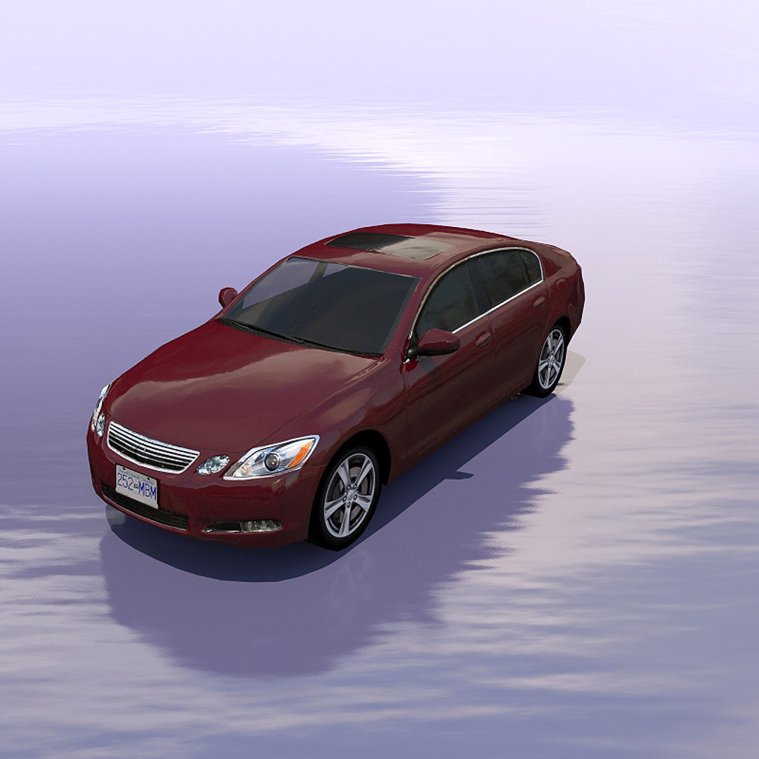 3d Lexus Gs450 Car Model