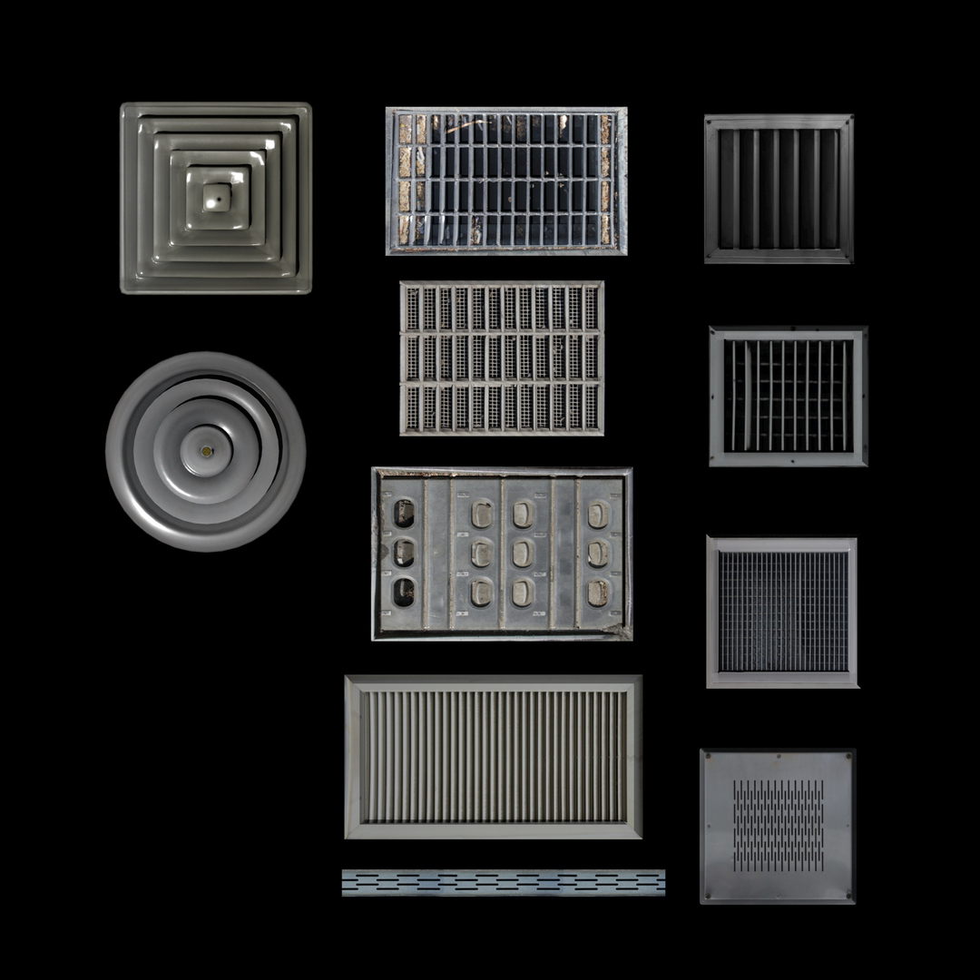 Ventilation set vent 3D model - TurboSquid 1158350