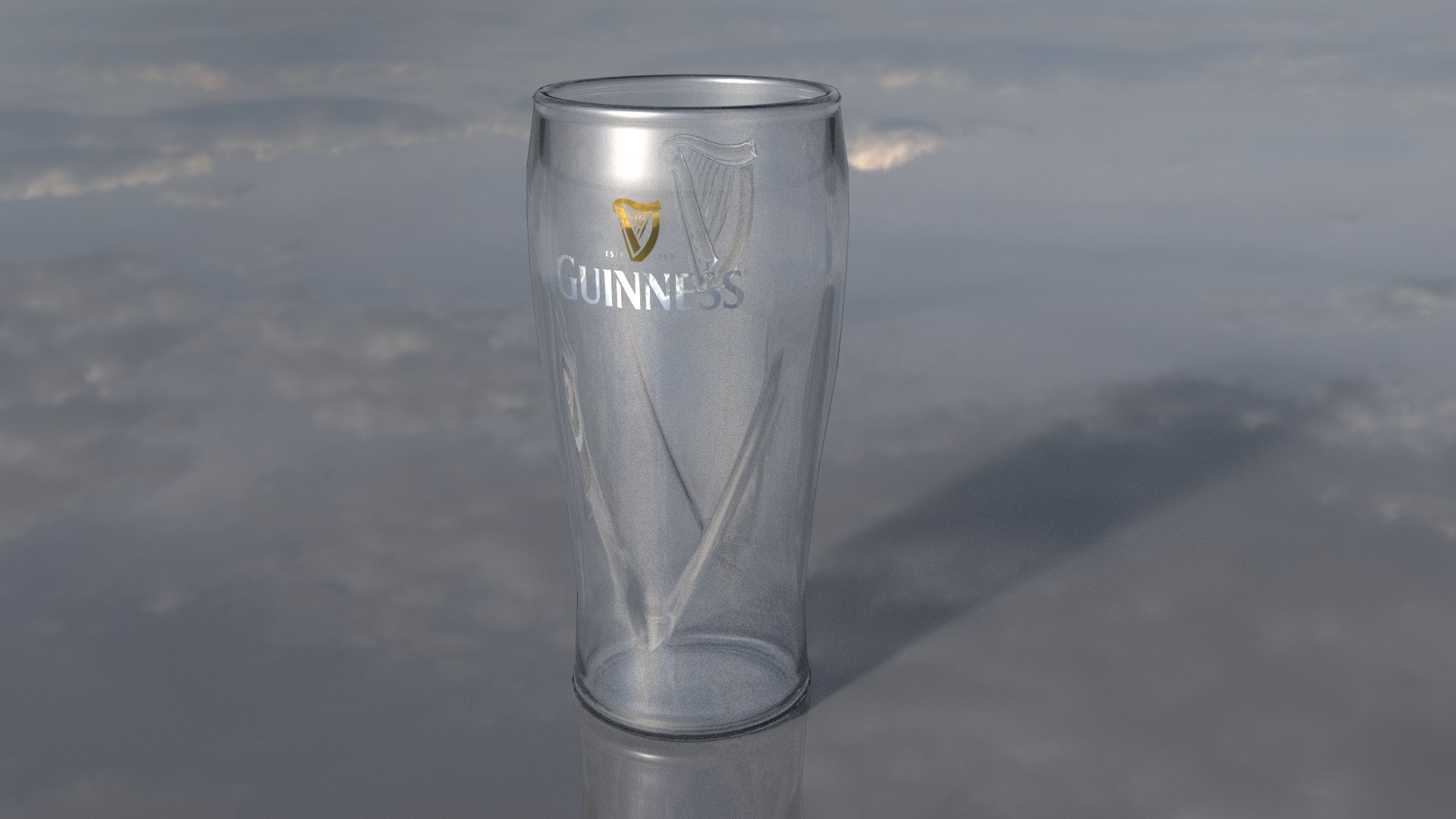 3D Guinness Beer Glass Model - TurboSquid 1206073