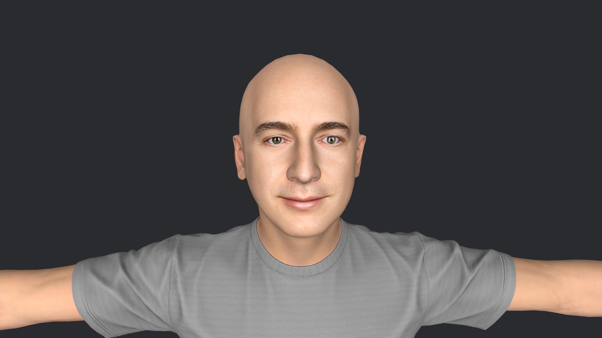 Jeff Bezos Hyper Realistic Full Body Fully Rigged Character 3D Model ...