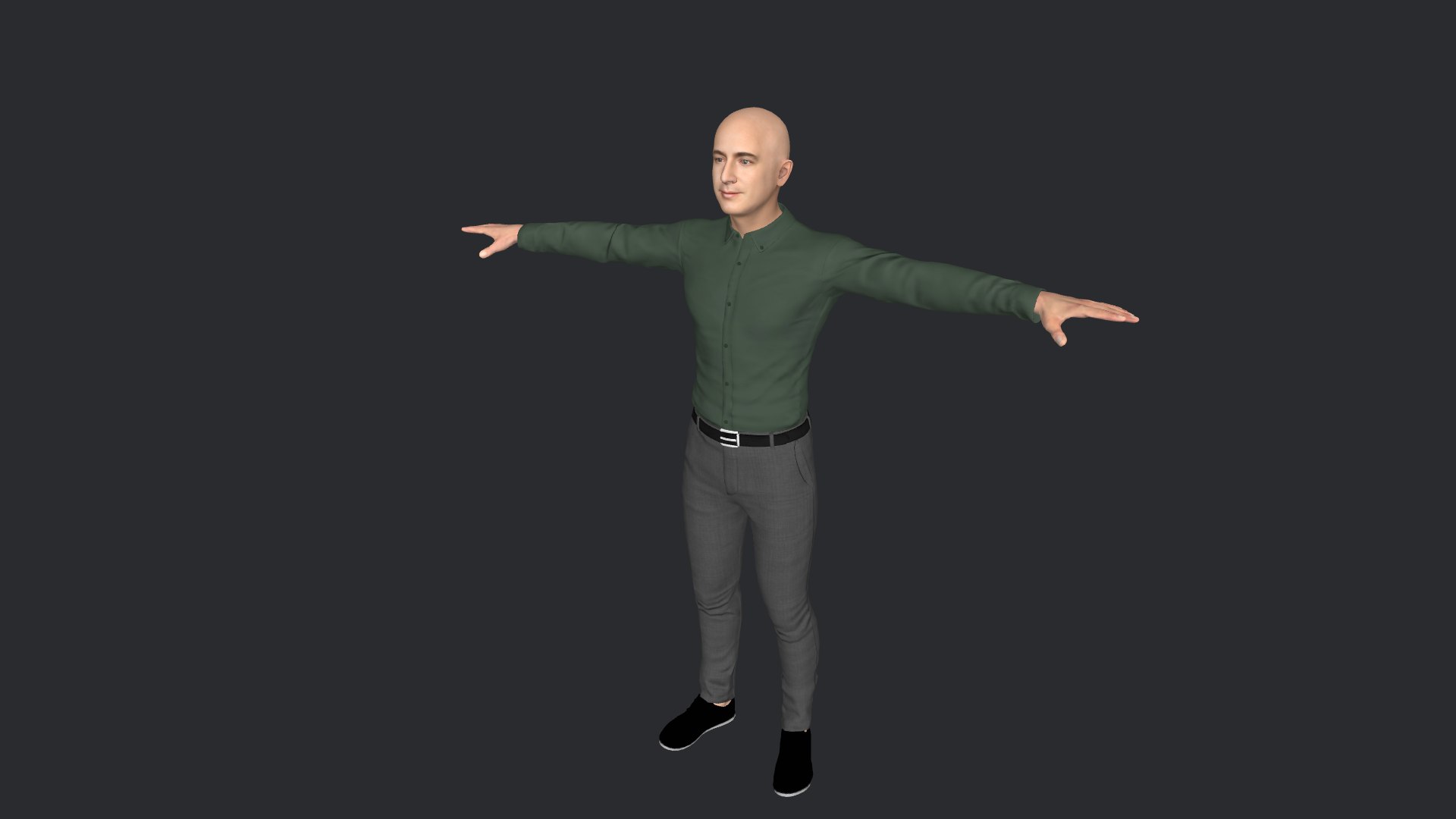 Jeff Bezos Hyper Realistic Full Body Fully Rigged Character 3D Model ...