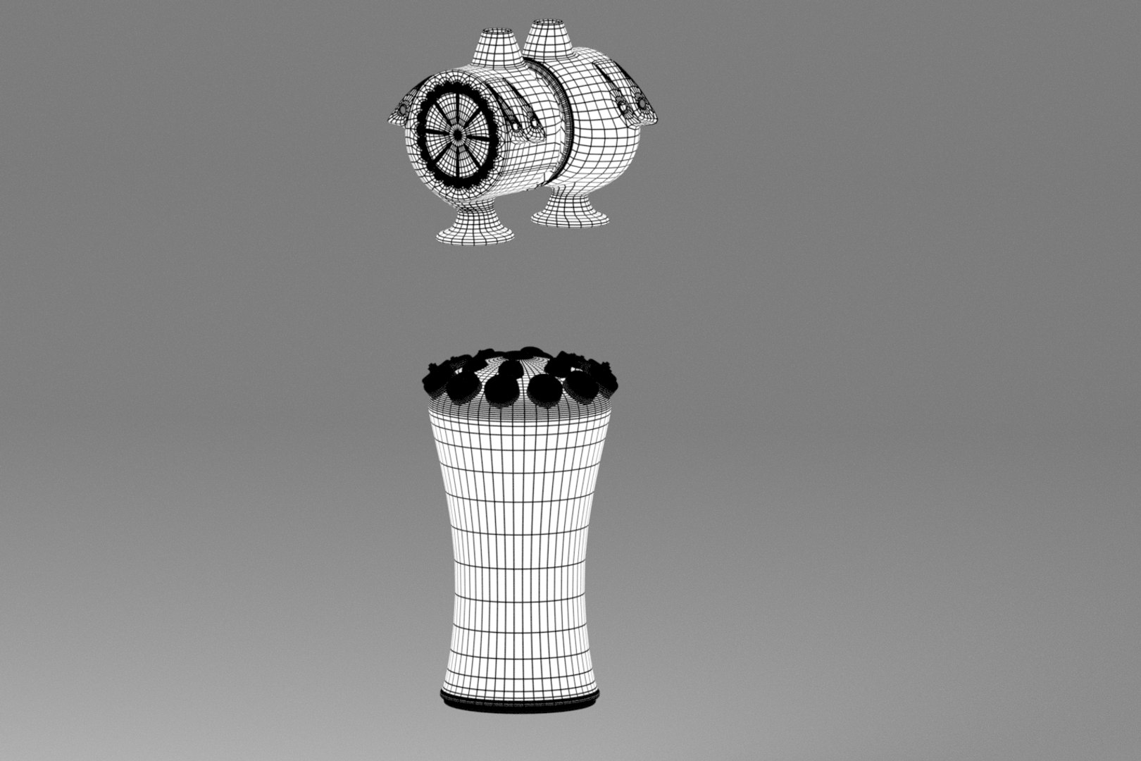 V2 Rocket With Parts 3D Model - TurboSquid 2083551