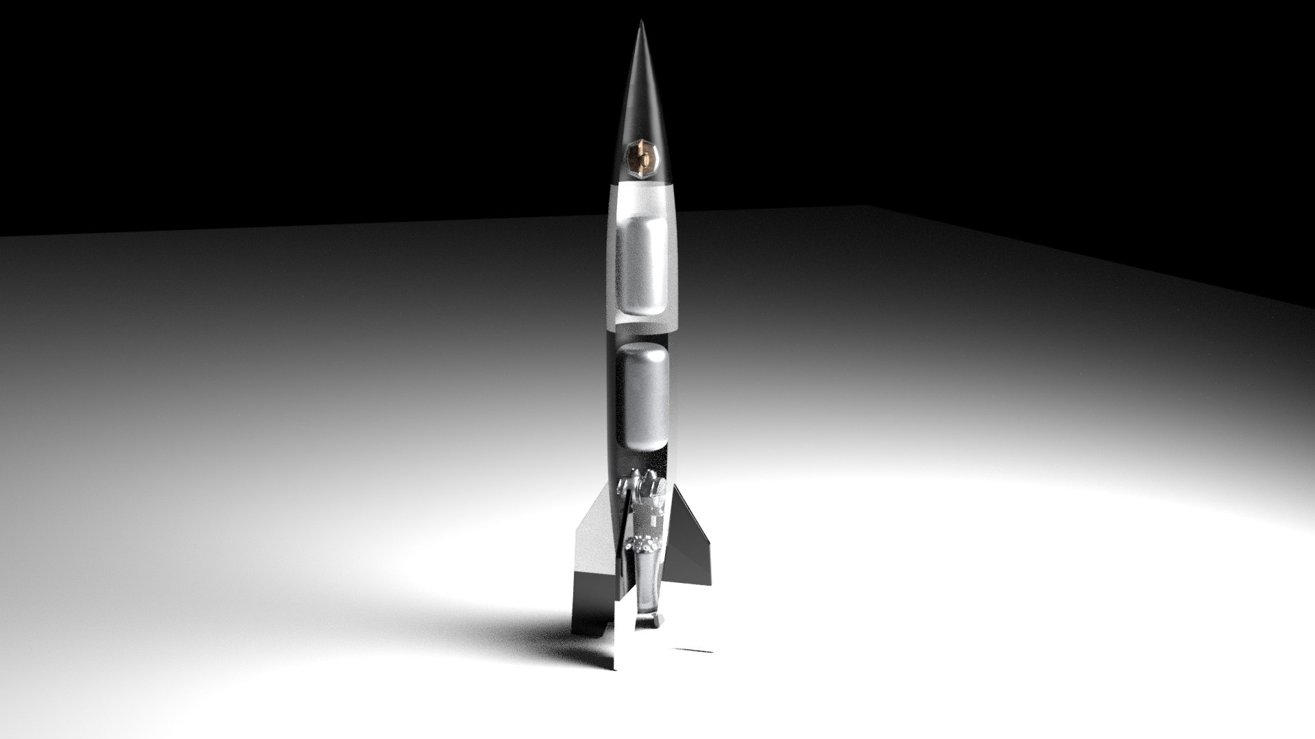 V2 Rocket With Parts 3D Model - TurboSquid 2083551