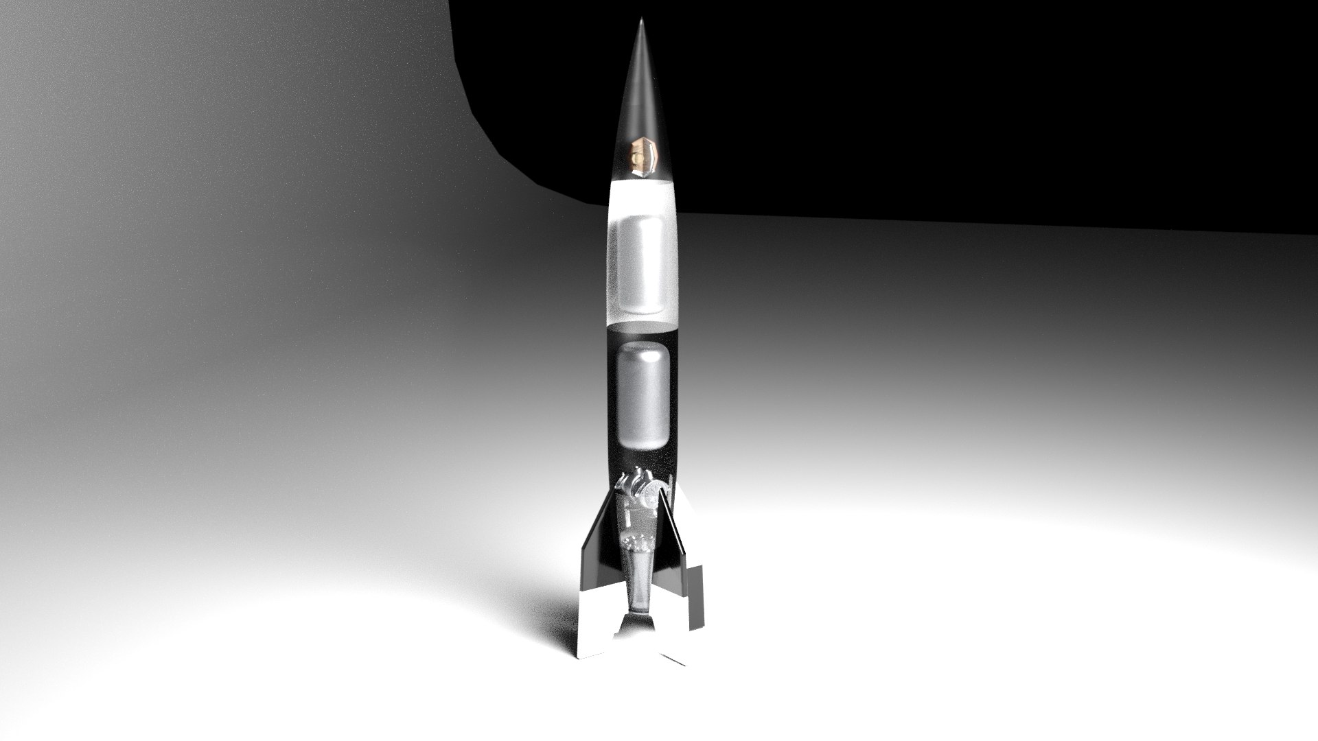 V2 Rocket With Parts 3D Model - TurboSquid 2083551