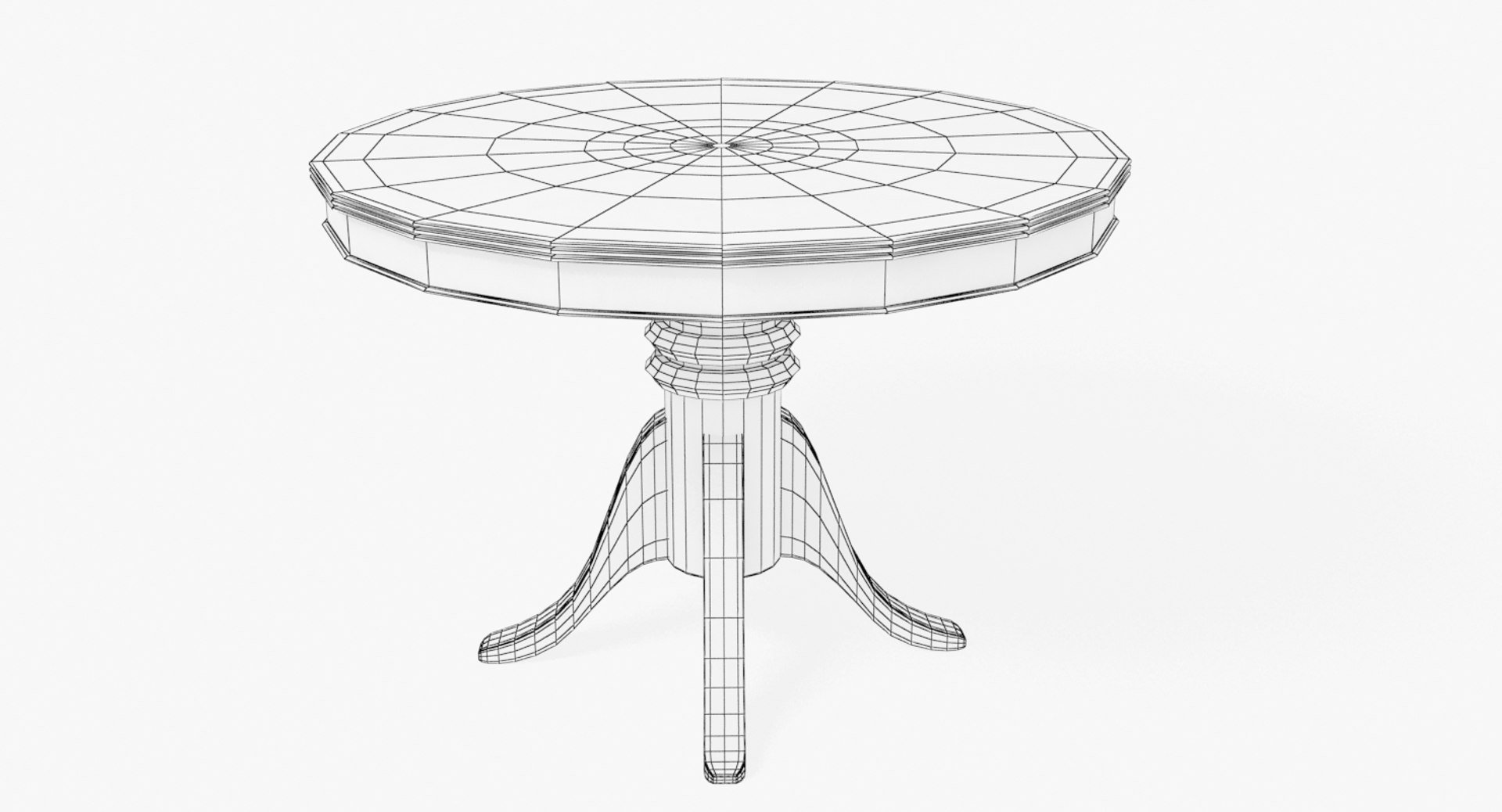 Dining room table cloth 3D model - TurboSquid 1410199