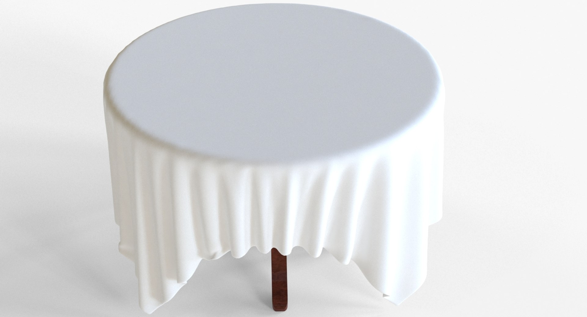 Dining room table cloth 3D model - TurboSquid 1410199