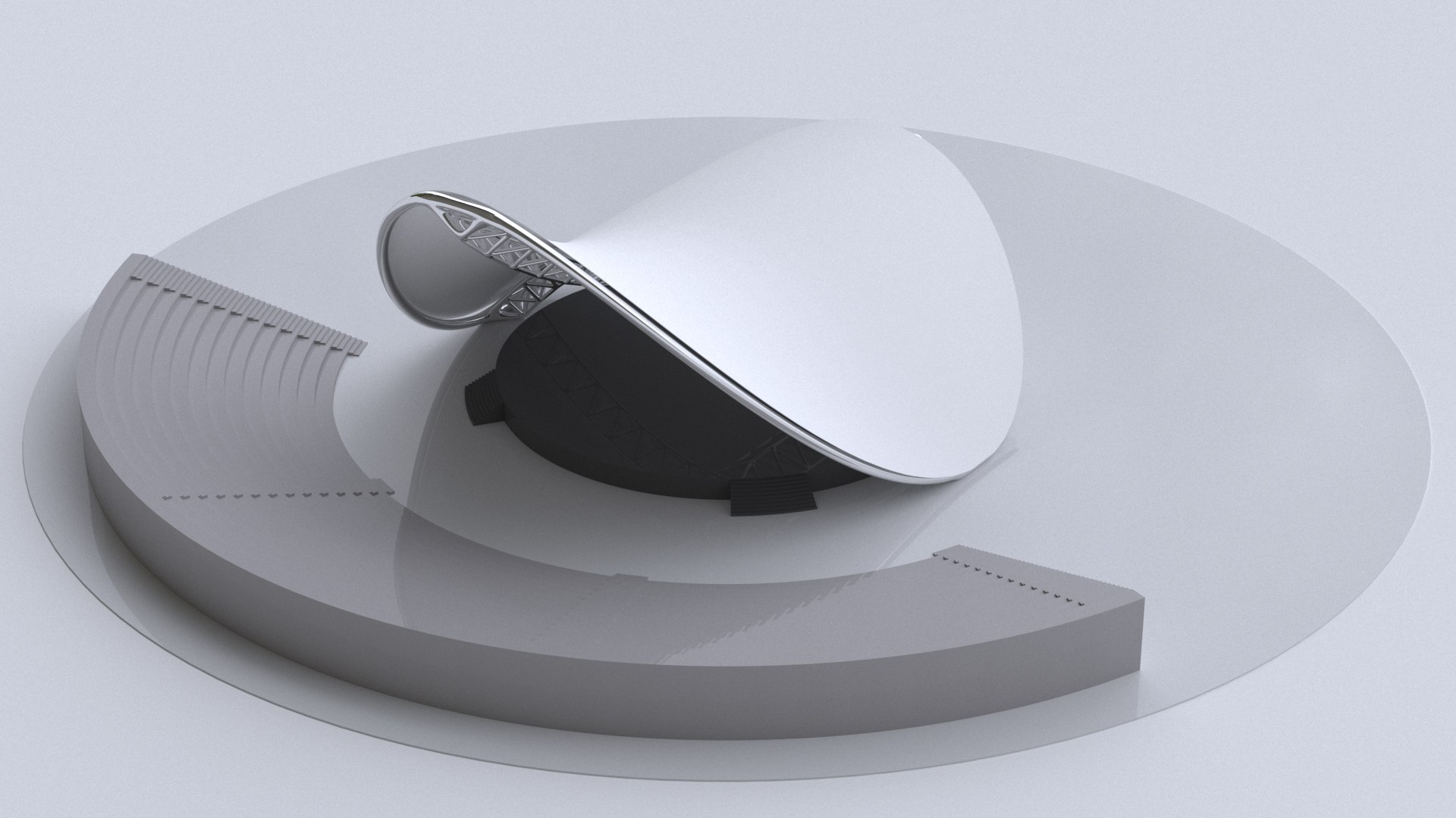 3D Outdoor Amphitheatre Stages Bundle(1) Model - TurboSquid 2421702