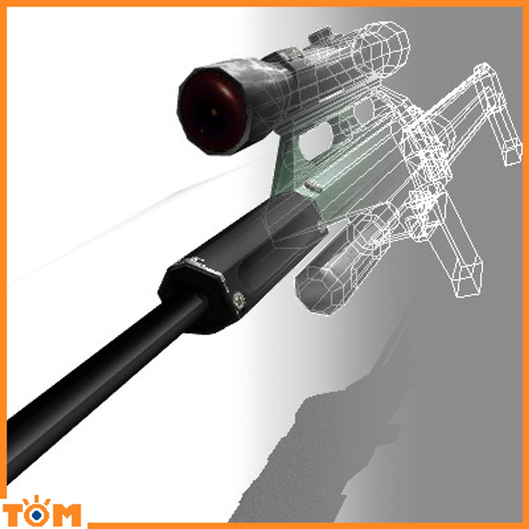 3d Dan Tranquilizer Rifle