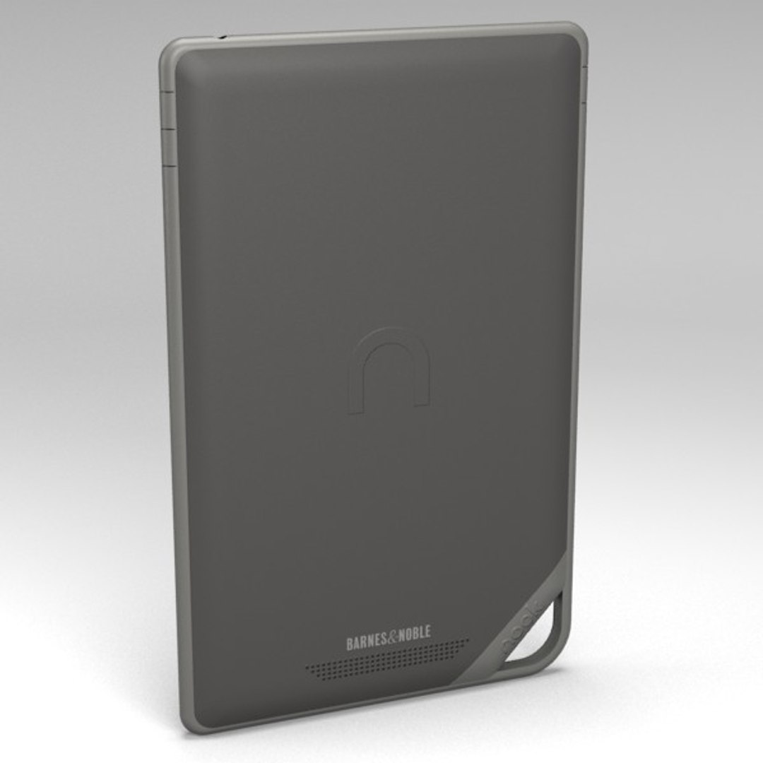 3d Barnes Noble Nook Color Model