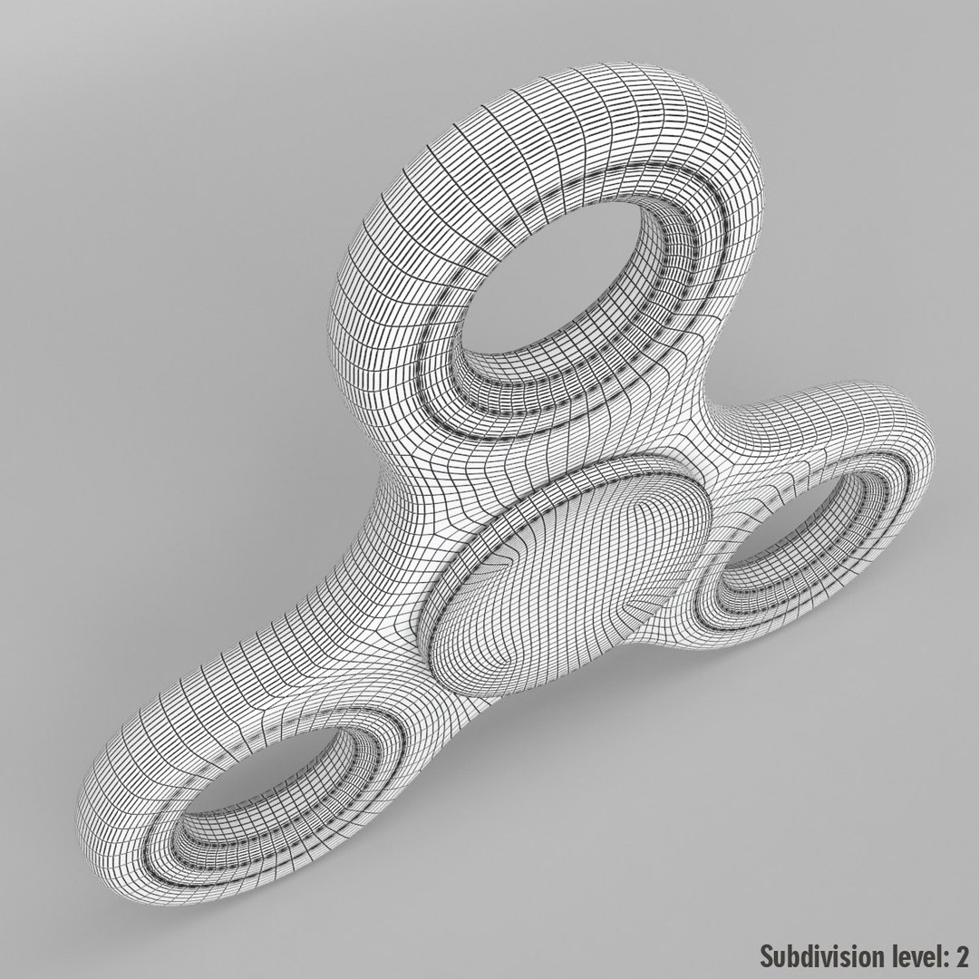 3D Model Fidget Spinner - TurboSquid 1184193