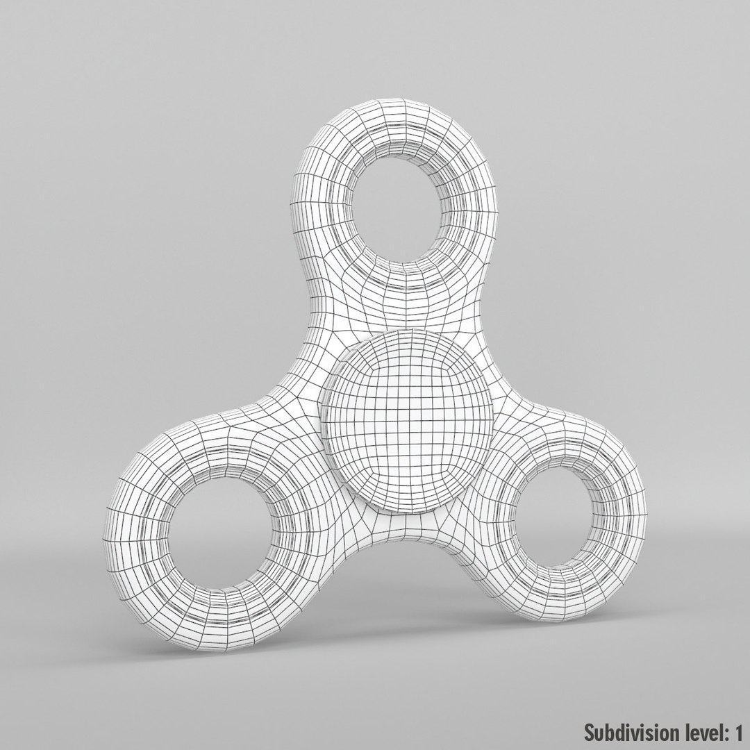 3D Model Fidget Spinner - TurboSquid 1184193