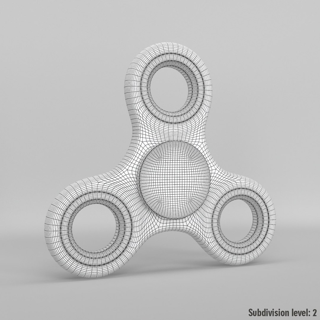 3D Model Fidget Spinner - TurboSquid 1184193