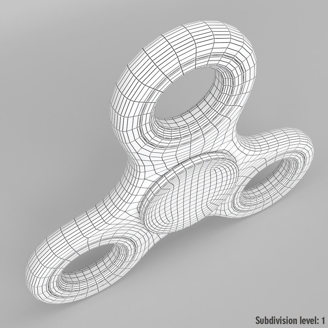 3d Model Fidget Spinner Turbosquid 1184193