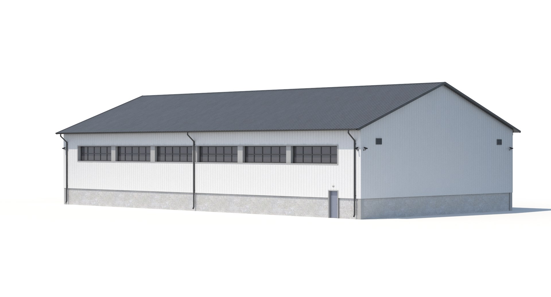 Warehouse Building 3D Model - TurboSquid 2300662