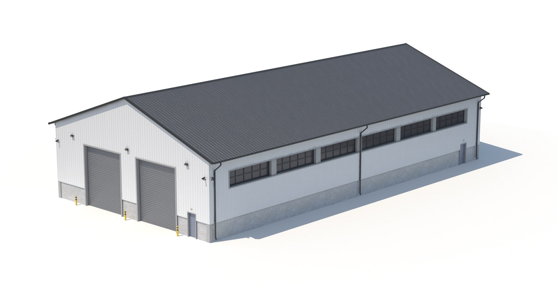 Warehouse Building 30 3D Model - TurboSquid 2300662