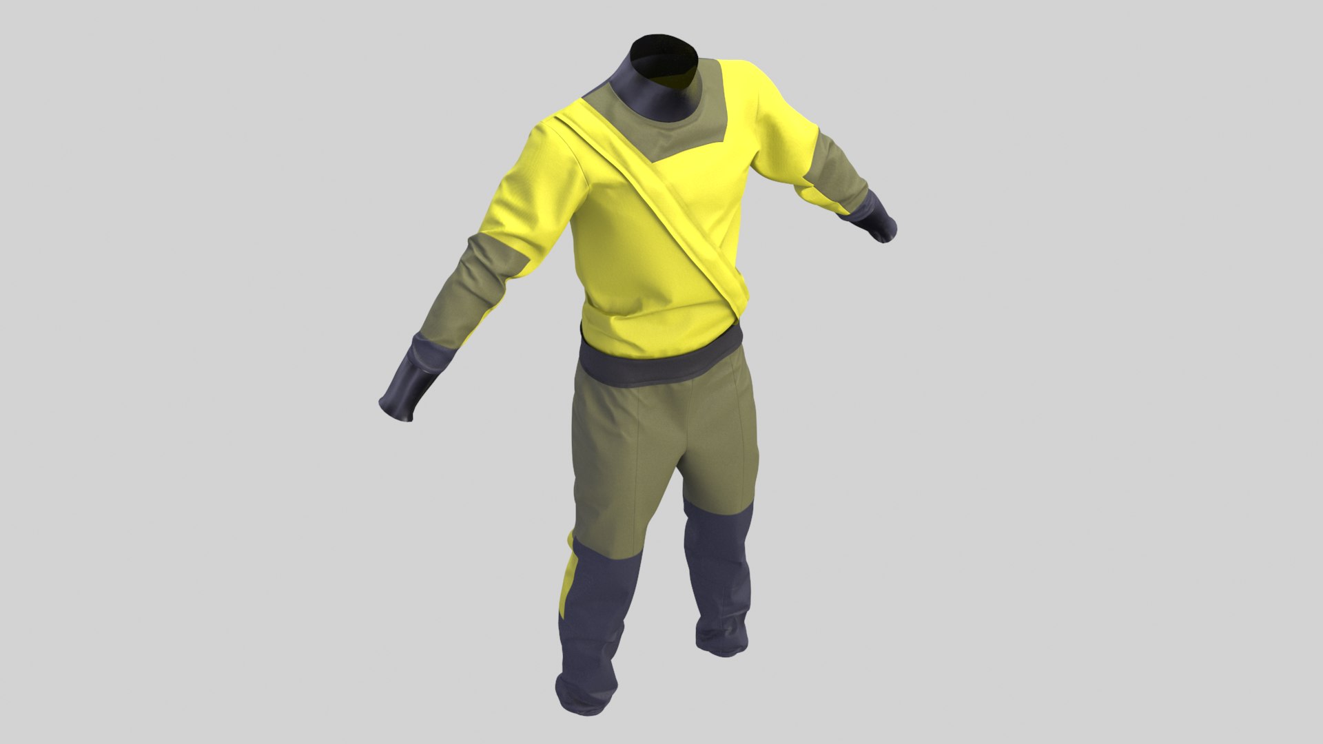 Dry Suit Collection 3D model - TurboSquid 2052357