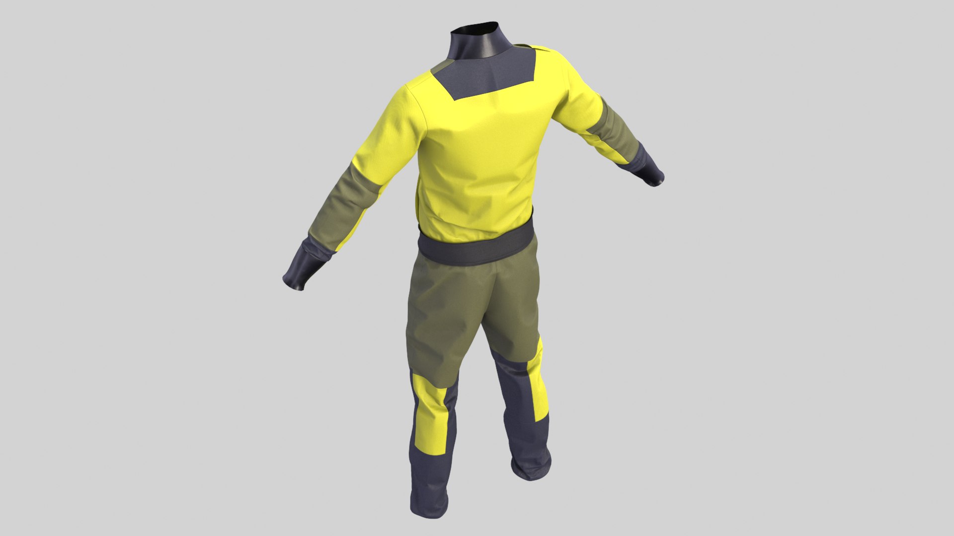 Dry Suit Collection 3D model - TurboSquid 2052357