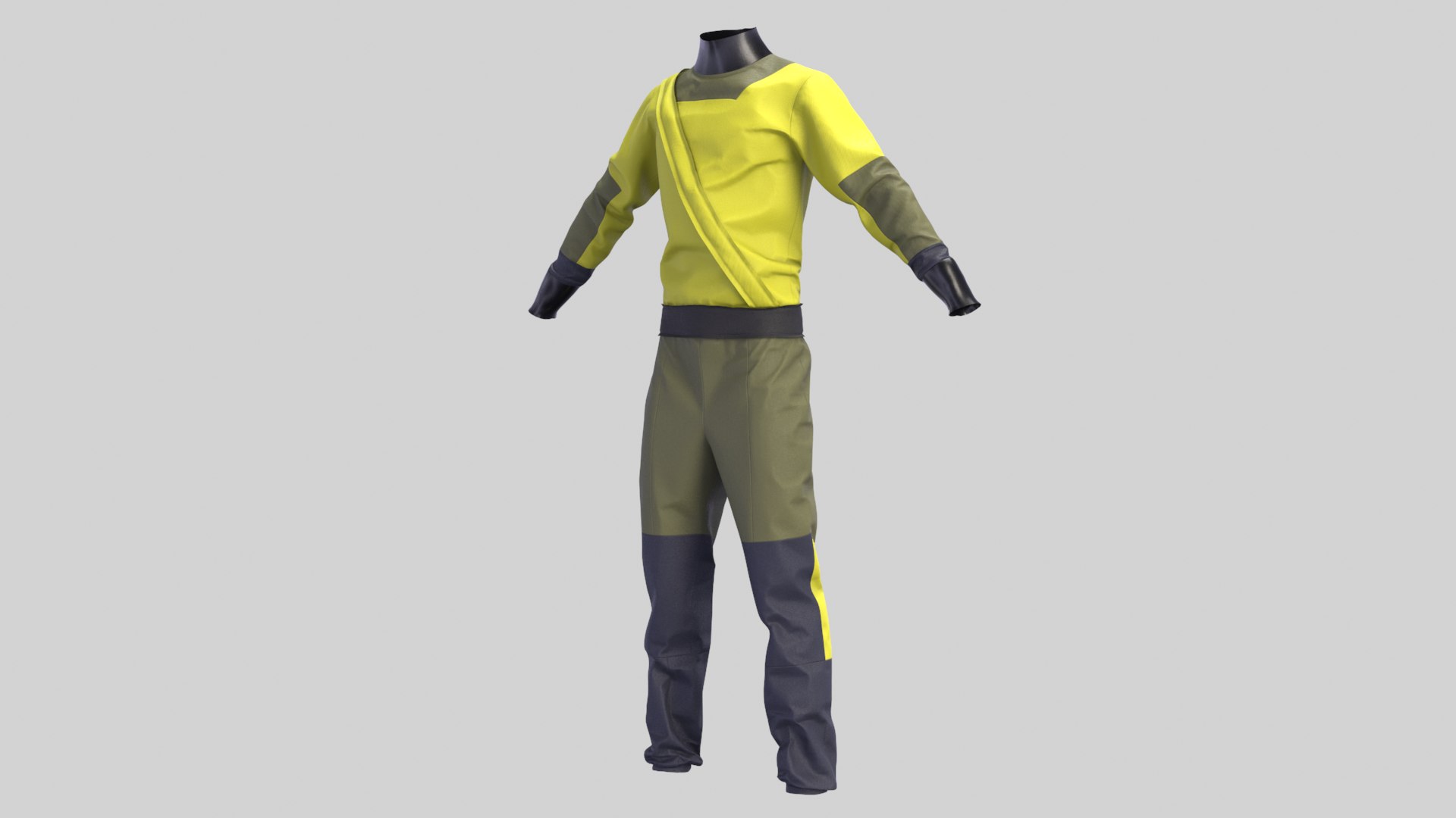 Dry Suit Collection 3D model - TurboSquid 2052357