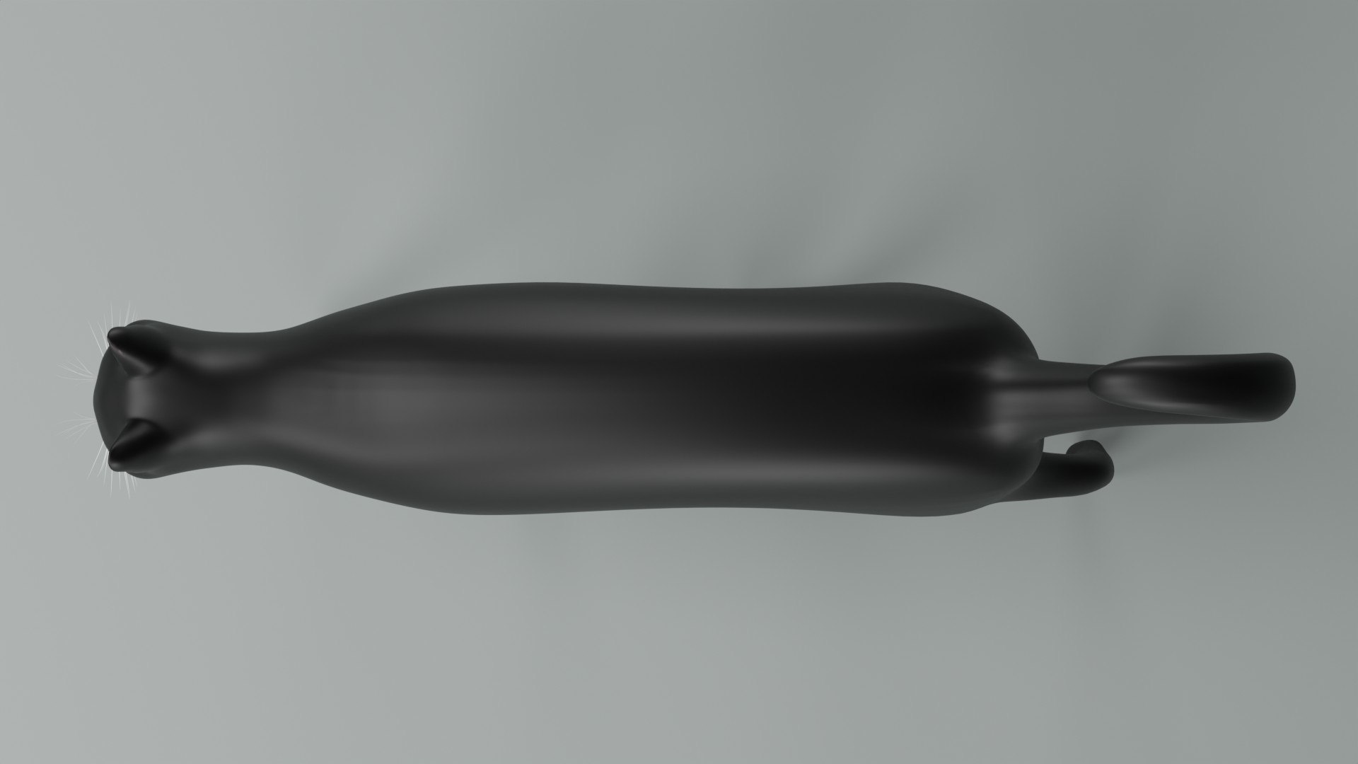 3D Domestic Black Cat 001 - TurboSquid 2141370