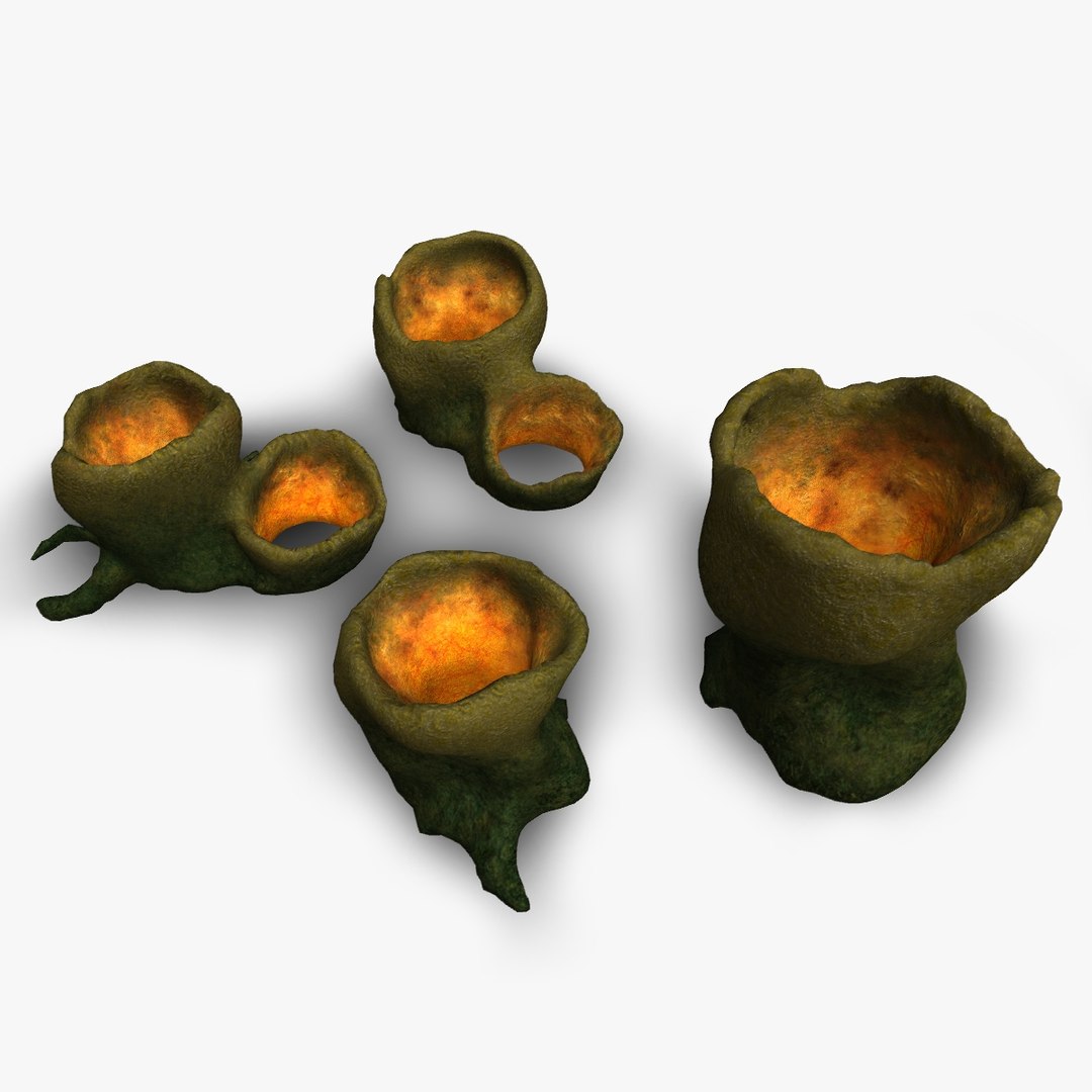 Alien Tubes - Green 3D Model - TurboSquid 2212008