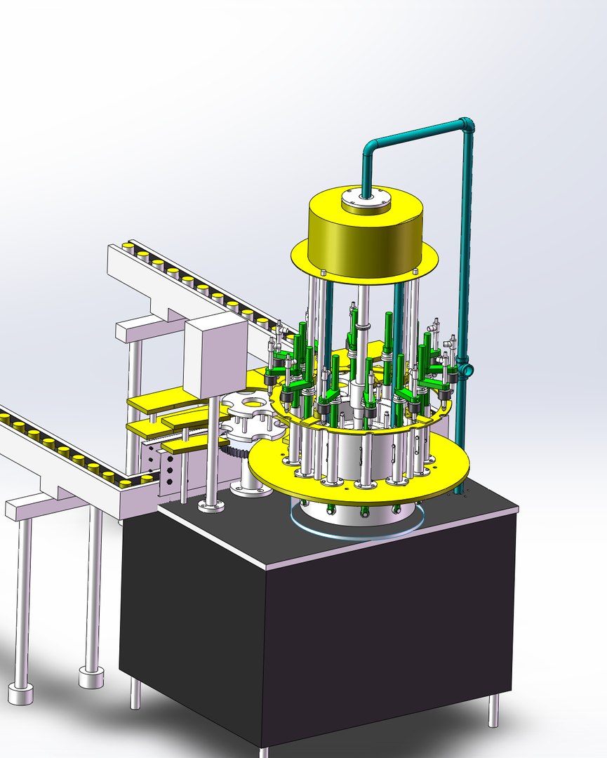 3D Liquid Filling Machine Assembly Line - TurboSquid 1993527