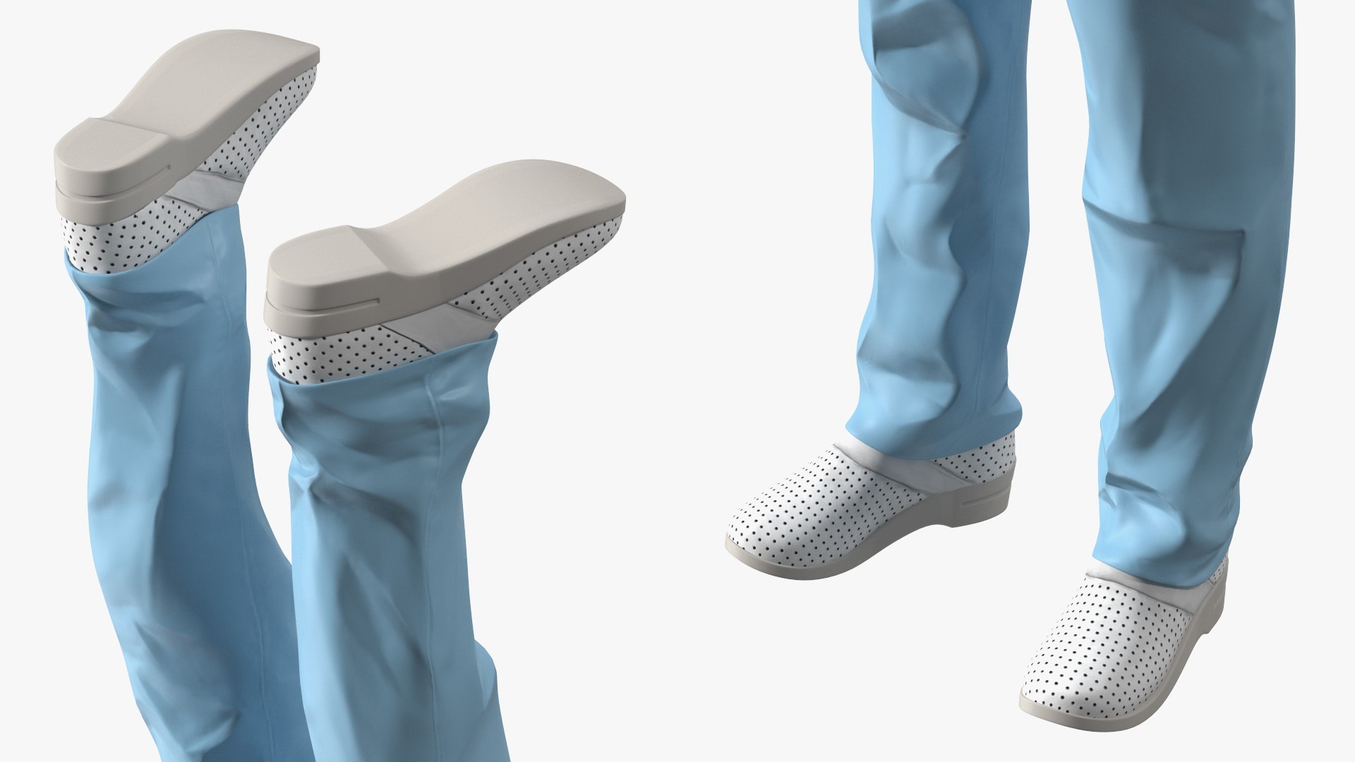 3D Female Medical Professional In Scrubs Fur - TurboSquid 2246846