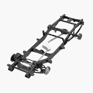 Dually Pickup Truck Chassis Model - TurboSquid 1372746