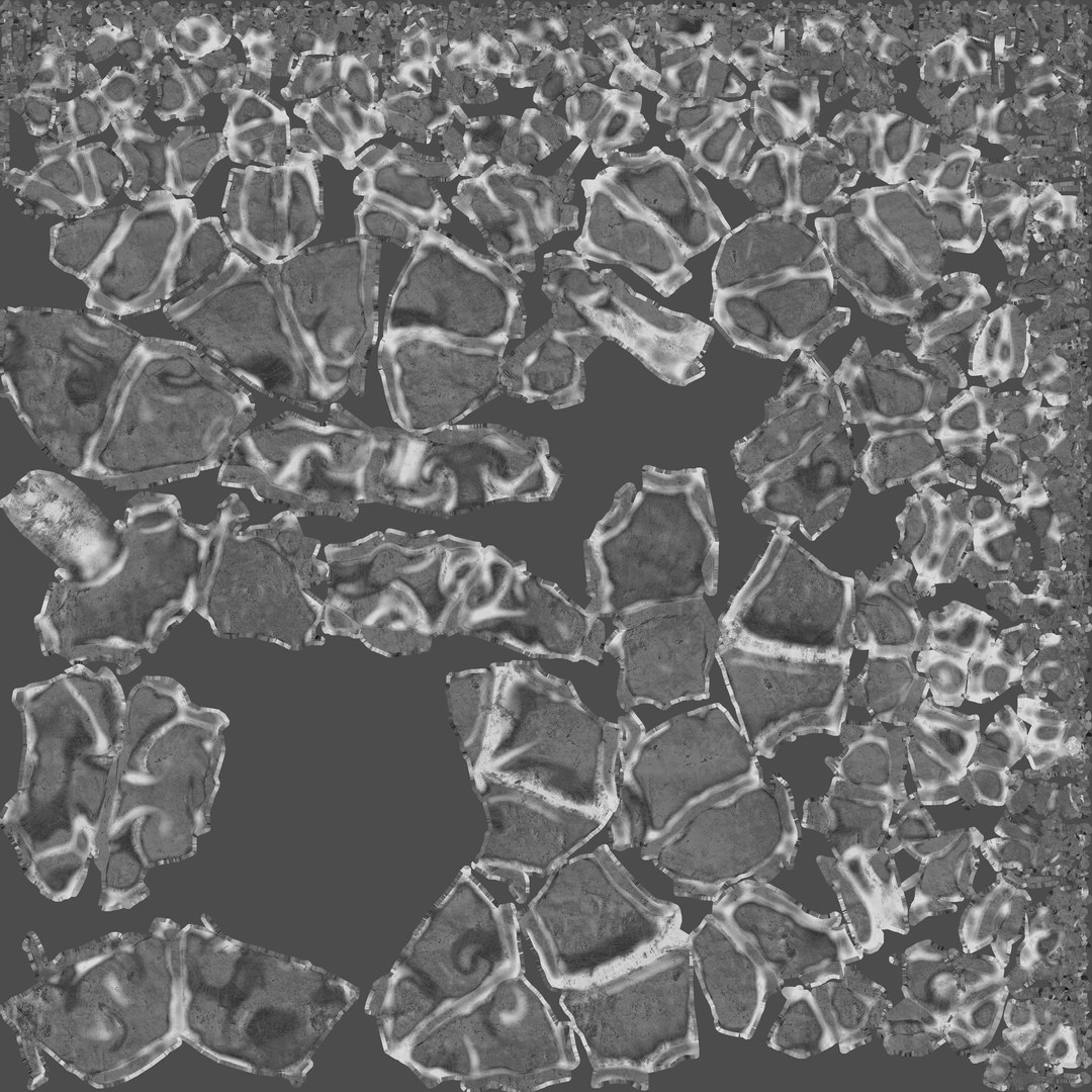 Fragmented Metal Model - TurboSquid 1378824