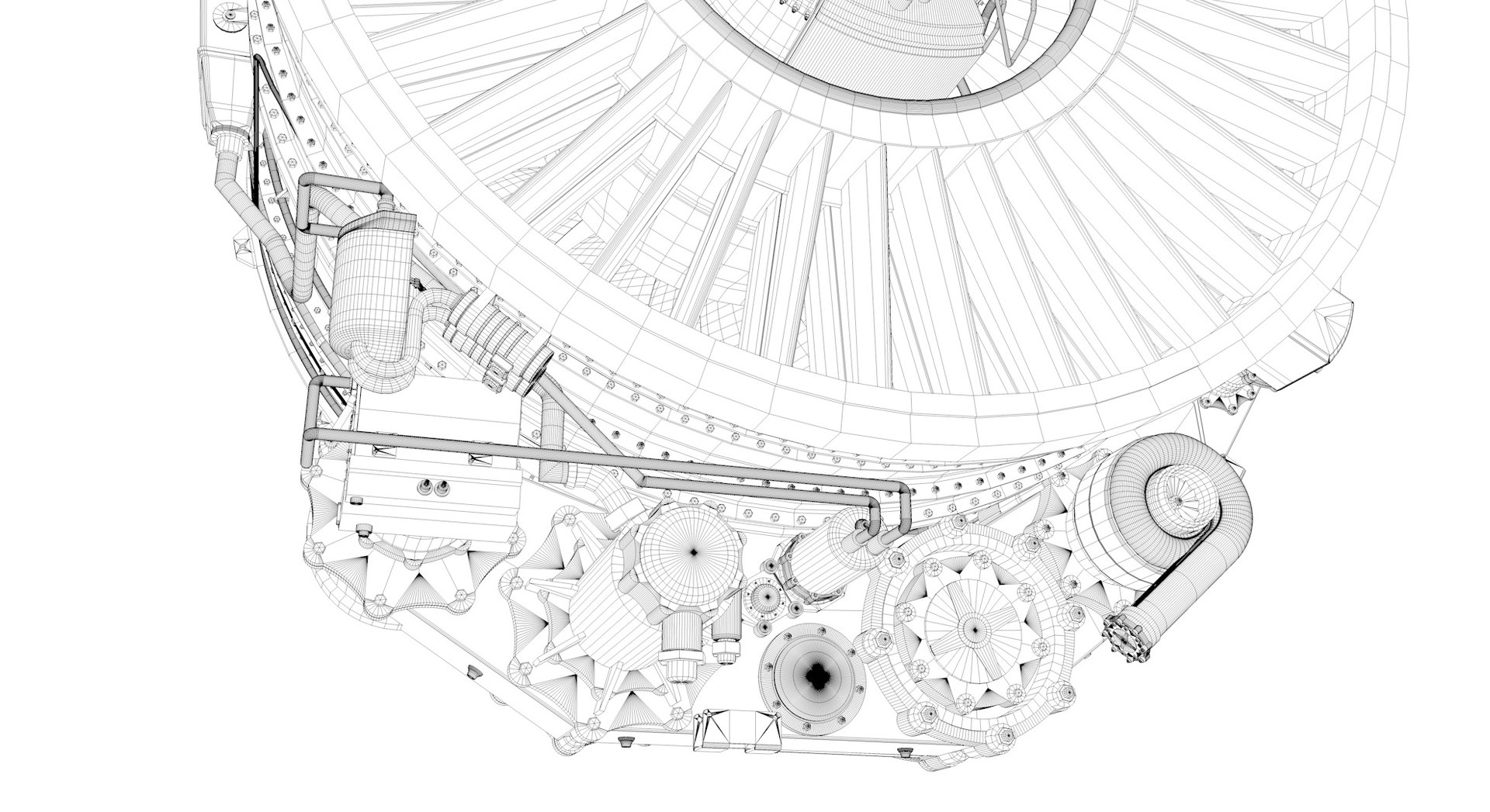 LEAP-1A Turbofan Engine 3D Model - TurboSquid 1875183