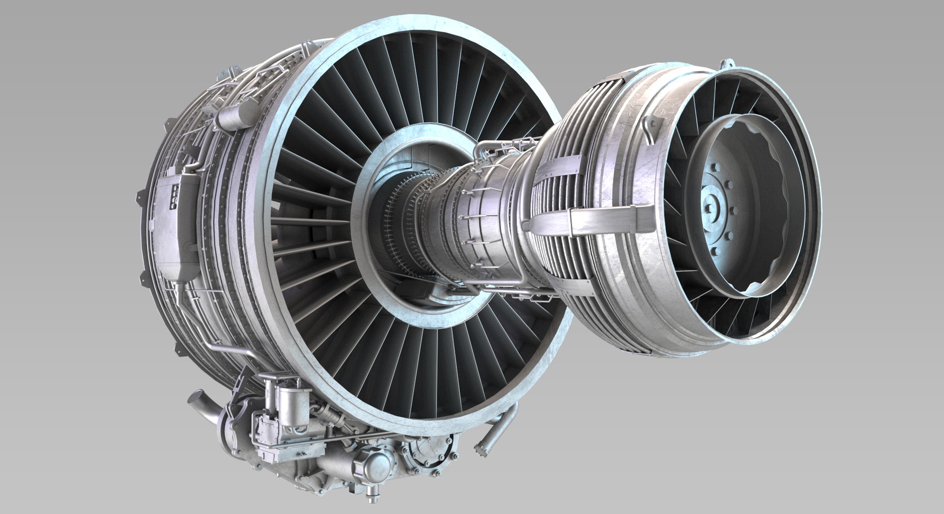 LEAP-1A Turbofan Engine 3D Model - TurboSquid 1875183
