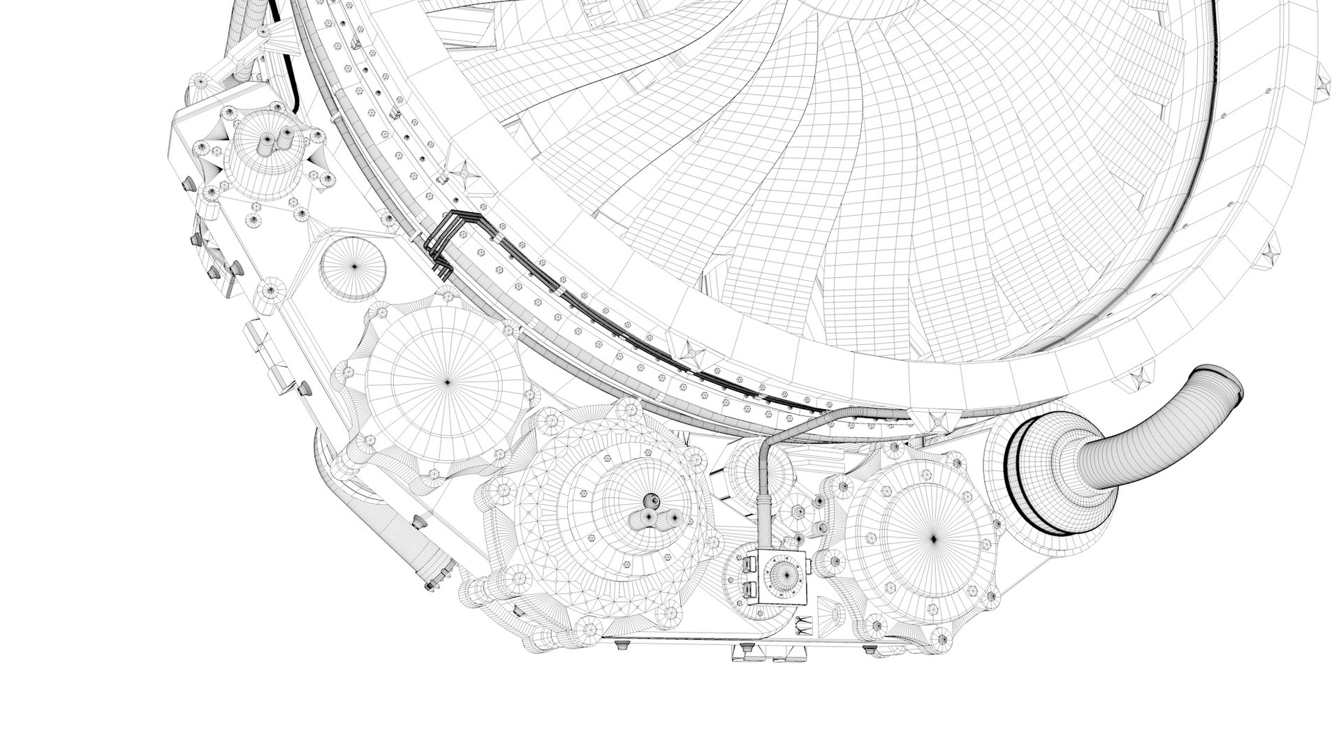 LEAP-1A Turbofan Engine 3D Model - TurboSquid 1875183