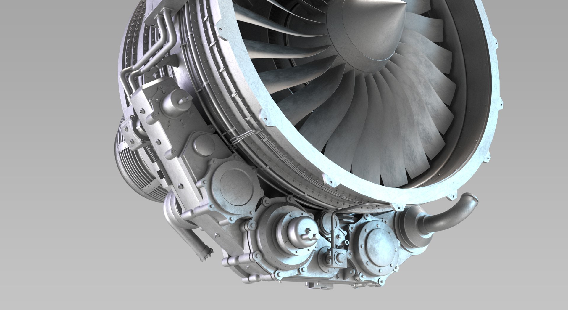 LEAP-1A Turbofan Engine 3D Model - TurboSquid 1875183
