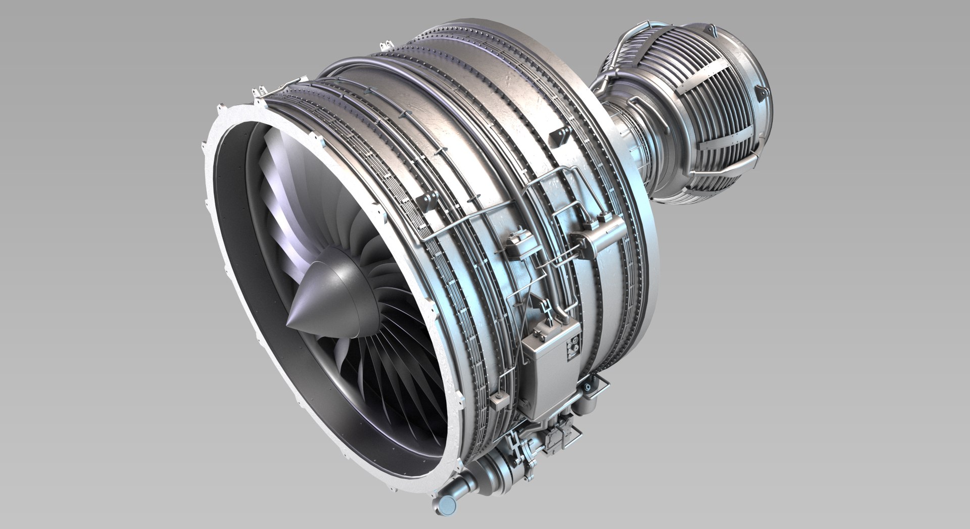 LEAP-1A Turbofan Engine 3D Model - TurboSquid 1875183
