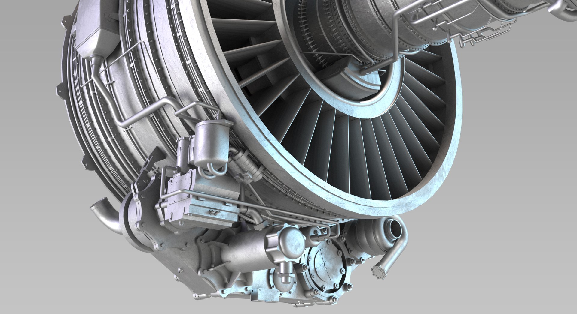 LEAP-1A Turbofan Engine 3D Model - TurboSquid 1875183