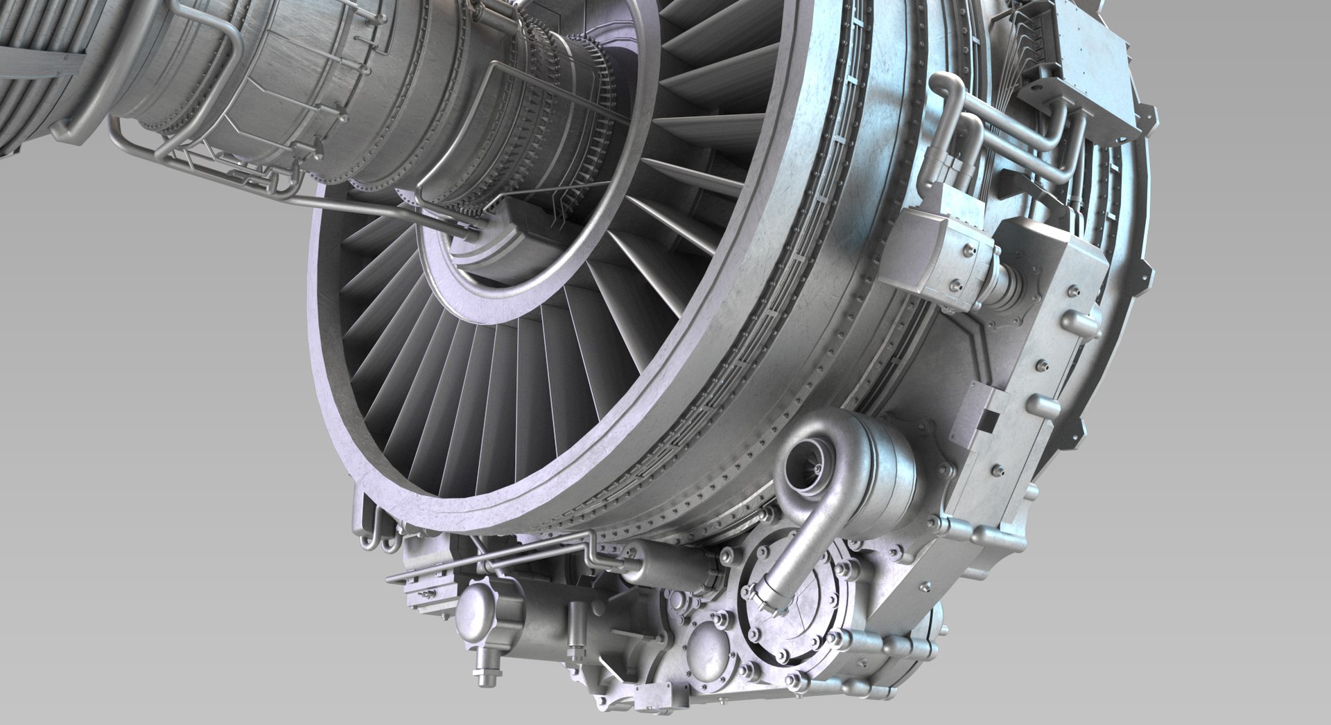 LEAP-1A Turbofan Engine 3D Model - TurboSquid 1875183