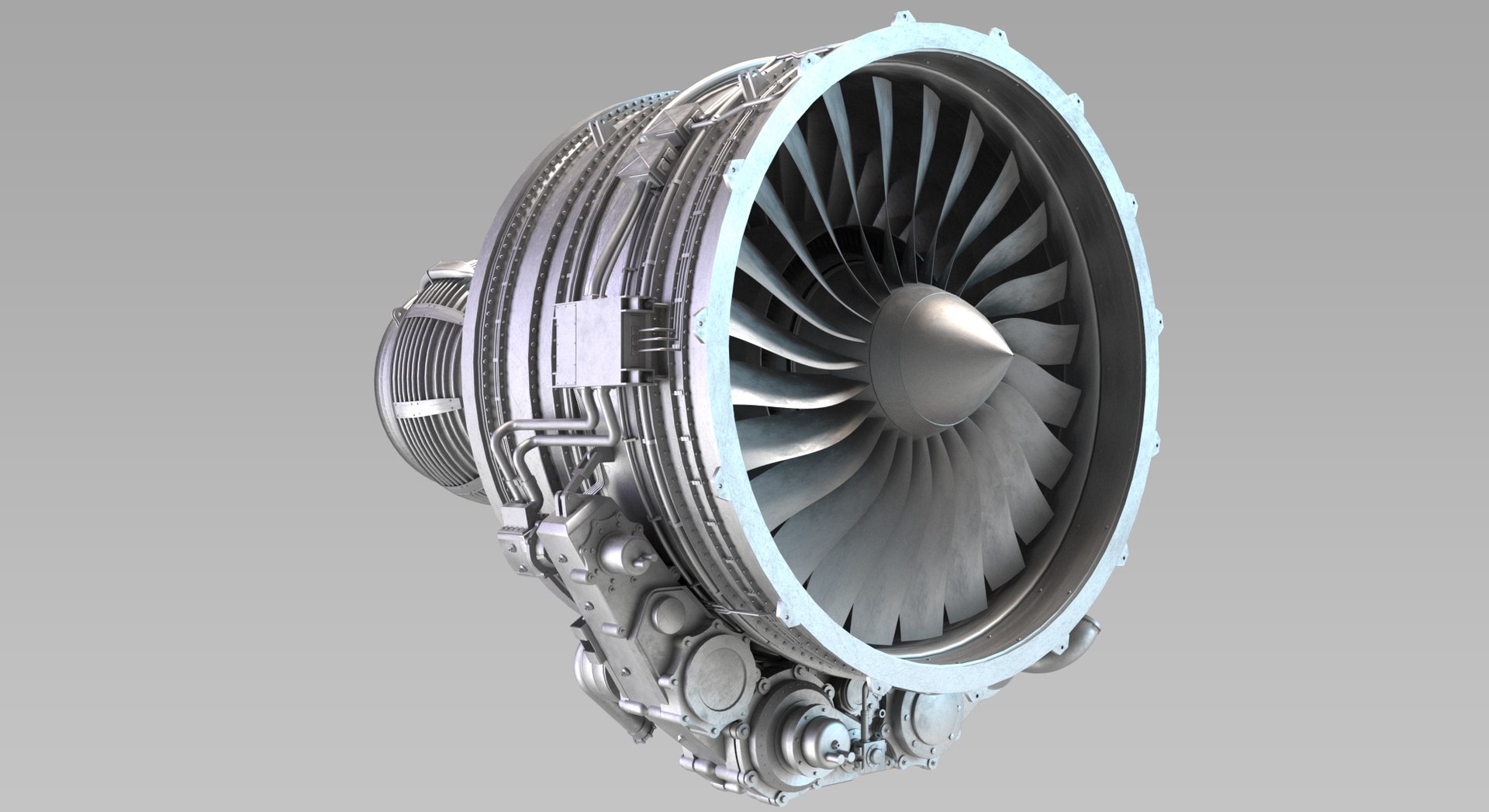 LEAP-1A Turbofan Engine 3D Model - TurboSquid 1875183